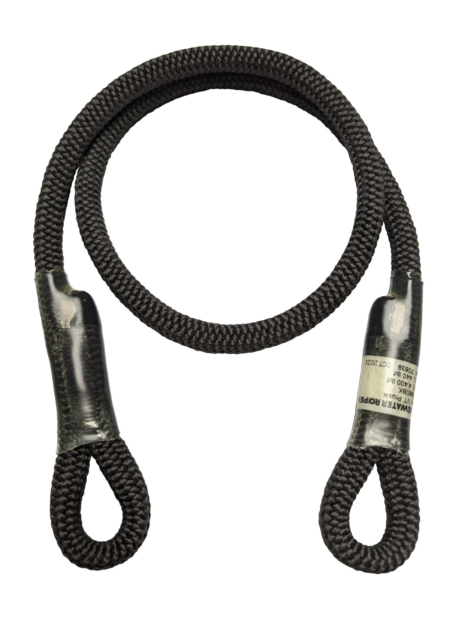 8mm VT PRUSIK - BLACK - BlueWater Ropes | BlueWater Ropes